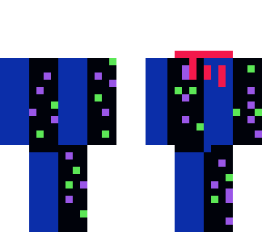 Headless half corrupted skin | Minecraft Skin