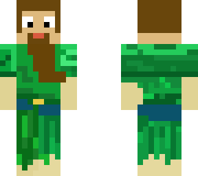 Steve the green Wizard | Minecraft Skin