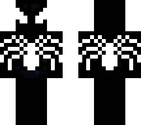 symbiote spiderman | Minecraft Skins