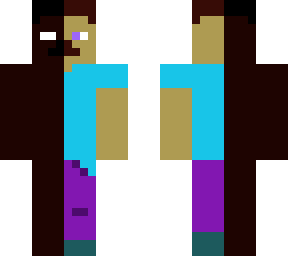 Half steve Half null | Minecraft Skin