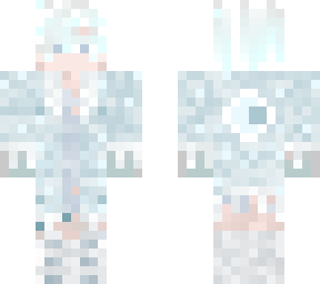 Ice Person Finish | Minecraft Skin