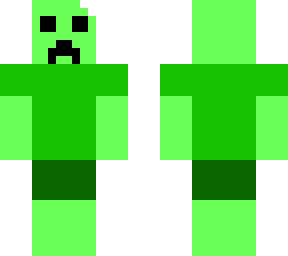 Plastic creeper toy | Minecraft Skin