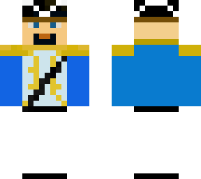 General soldier bleu | Minecraft Skin