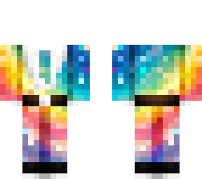 OB - Rainbow Suit & Tie w/ Belt | Minecraft Skin