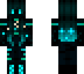 reworked female warden | Minecraft Skin