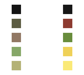 swamp water + nacho chips // palette bases | Minecraft Skin