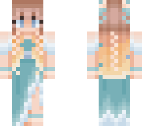~ Pearls in the waves ~ | Minecraft Skin