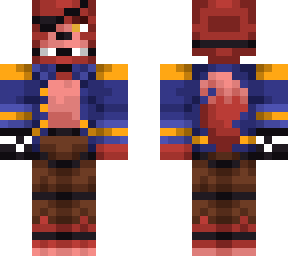 Captain Foxy | Minecraft Skin