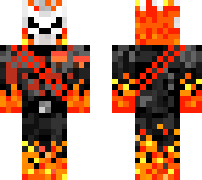 ghost rider | Minecraft Skin