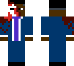 half faced gus fring | Minecraft Skin