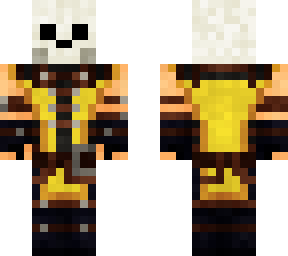 mkx scorpion with skull | Minecraft Skin