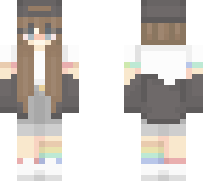 Subtle Rainbows [] 3px [] ob | Minecraft Skin
