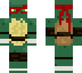 tmnt raph | Minecraft Skin