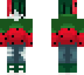 water melone man | Minecraft Skin