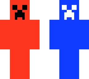 Double Sided Creeper! | Minecraft Skin