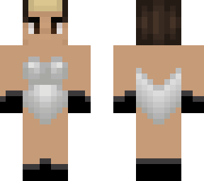 Quiff in a Corset and cat ears | Minecraft Skin