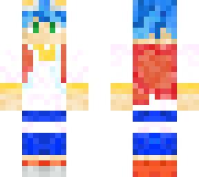 Human Sonic | Minecraft Skin