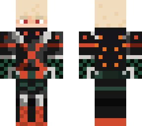 Katsuki Bakugo (Winter Costume. Mask Off Ver) | Minecraft Skin