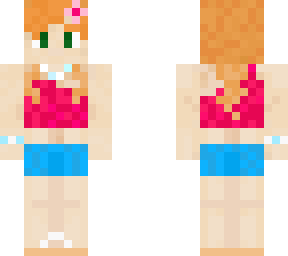 Modern Summer Vacation BPS Alex (Remake) | Minecraft Skin