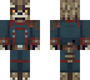 Rocket Raccoon | Minecraft Skin