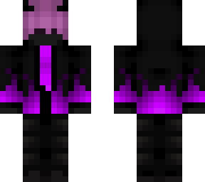 black skin with cape | Minecraft Skins