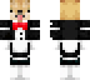 Doge is maid outfit | Minecraft Skin
