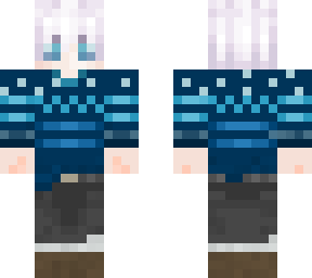 Gojo Holiday Sweater | Minecraft Skin