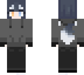 Kemono Friends Gray Wolf (my personal version) | Minecraft Skin