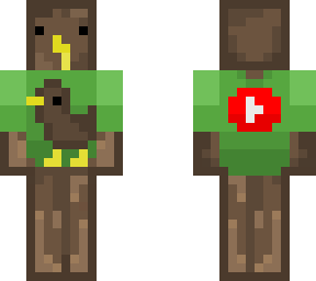 Kiwi Bird With Down Nose | Minecraft Skin