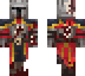 spooky red knight | Minecraft Skin