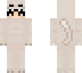 Cat onesie but its eboy face | Minecraft Skin