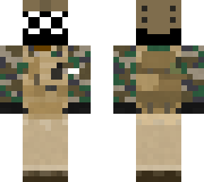 Insurgent with helmet | Minecraft Skin