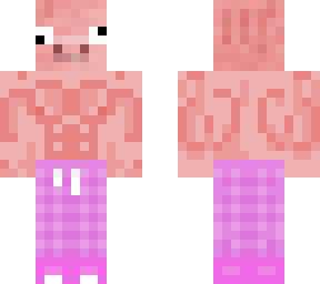 Jacked pig wiff pink pantssss | Minecraft Skin
