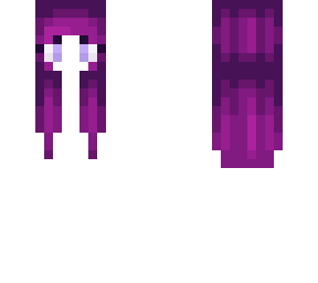 Purple Hair Base Female | Minecraft Skin