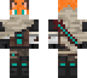 Desert explorer fox | Minecraft Skin