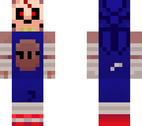 Diablo(sonic.exe rerun) | Minecraft Skin