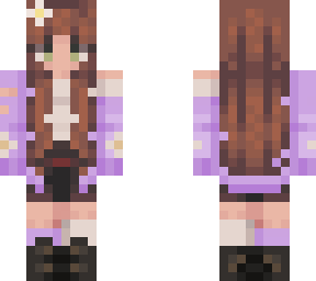 puple girl | Minecraft Skin