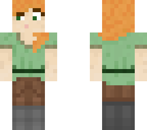 Alex - Confused | Minecraft Skin