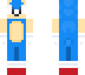 Classic Sonic | Minecraft Skin