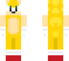 Classic Super Sonic | Minecraft Skin