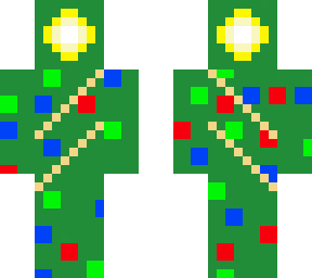 my weird christmas tree skin | Minecraft Skin