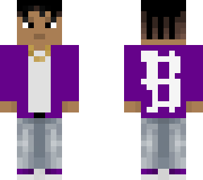Ballas Gang V2 Baseball Jacket | Minecraft Skin