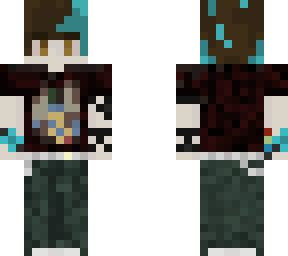 new hair + tattoos | Minecraft Skin