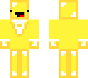 Yellow Skeppy with Tuxedo | Minecraft Skin