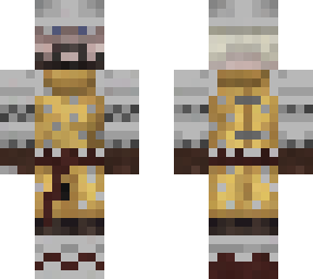 14TH Century Guard Yellow Bringandine Rattay | Minecraft Skin