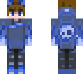 blue cool boy | Minecraft Skin