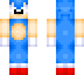 Classic Sonic | Minecraft Skin