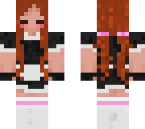 Maid dress alex | Minecraft Skin