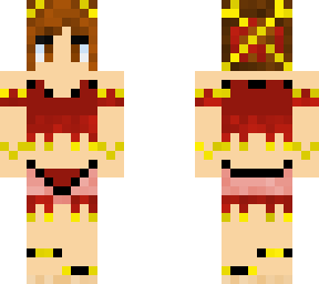 Traveling Gypsy Elf (Dark Red) | Minecraft Skin