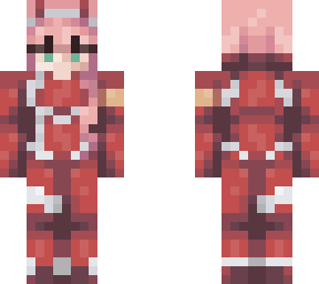 zero two | Minecraft Skins